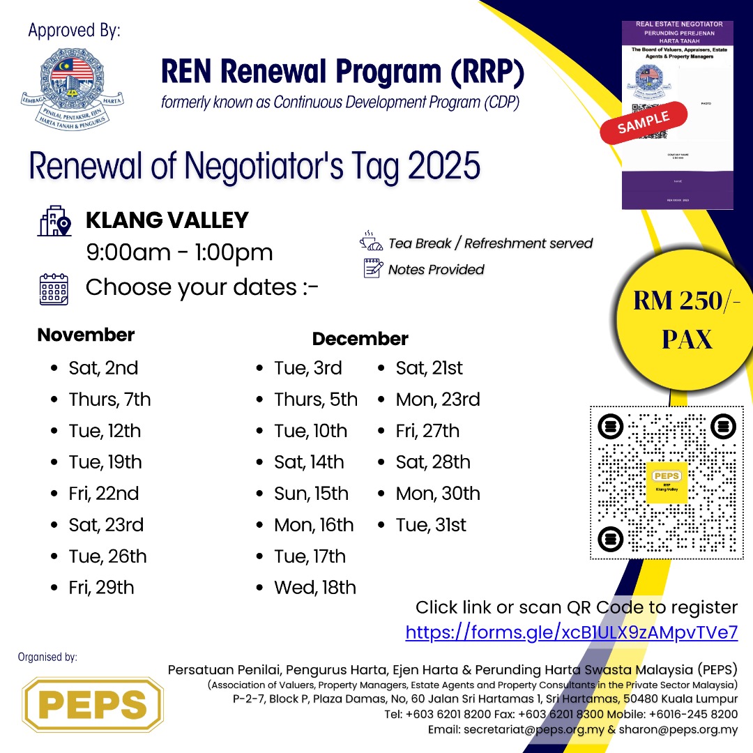 REN Renewal Program (RRP) 2025 – Penang – PEPS